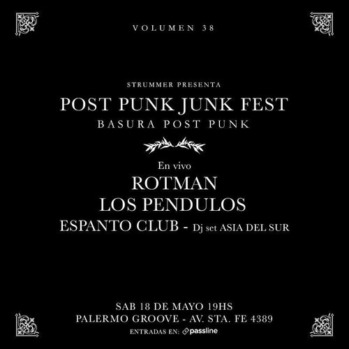 POST PUNK JUNK FEST BASURA POST PUNK - Periodismo Por Venir